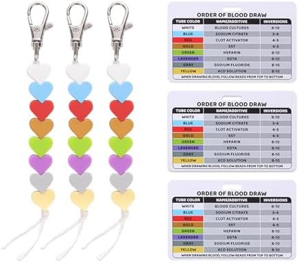 Amazon.com : 3pcs Order of Blood Draw Beads and 3pcs Reference Cards ...