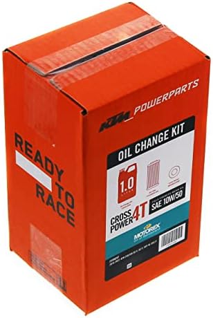 KTM (OEM) OIL CHANGE KIT 1.0 LITER (10W50) 250/350 Dirtbikes - FITS ...