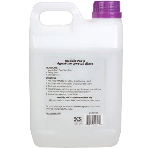 Maddie Rae's Slime Making Clear Glue - 1/2 Gallon Value Size, Immediate ...