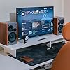 Amazon.com: ROCDEER Bamboo Dual Monitor Stand Riser White, 2-Tier Desk ...