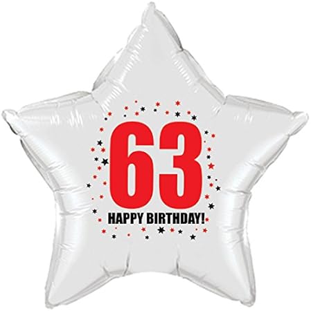 Amazon.com: 63RD Birthday Star Balloon : Home & Kitchen