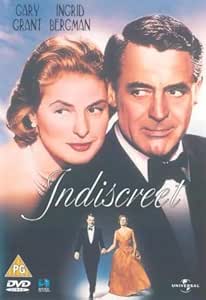 Indiscreet [DVD]: Amazon.co.uk: Cary Grant, Ingrid Bergman, Phyllis ...