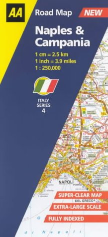 Naples and Campania (AA Road Map Italy): Aa Road Map Italy ...