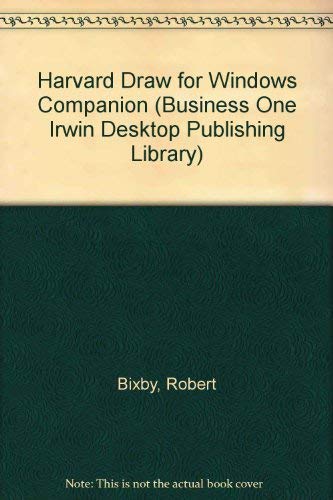 The Harvard Draw for Windows Companion (BUSINESS ONE IRWIN DESKTOP ...