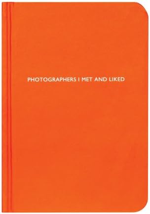 Archie Grand Photographers I Met and Liked Blank Notebook, Orange (AG-P143)