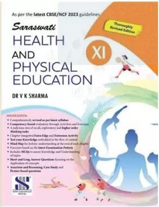 Saraswati Health and Physical Education Book, XI 2025 : Dr V K Sharma ...
