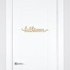 Amazon.com: Woodums – Bathroom Script Wooden Wall Art Decor, Wall ...