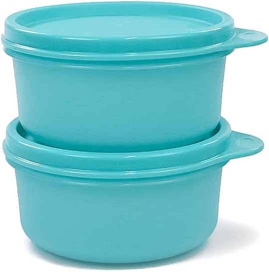TUPPERWARE Ramequins frigo 200 ml turquoise (2) : Amazon.fr: Cuisine et ...