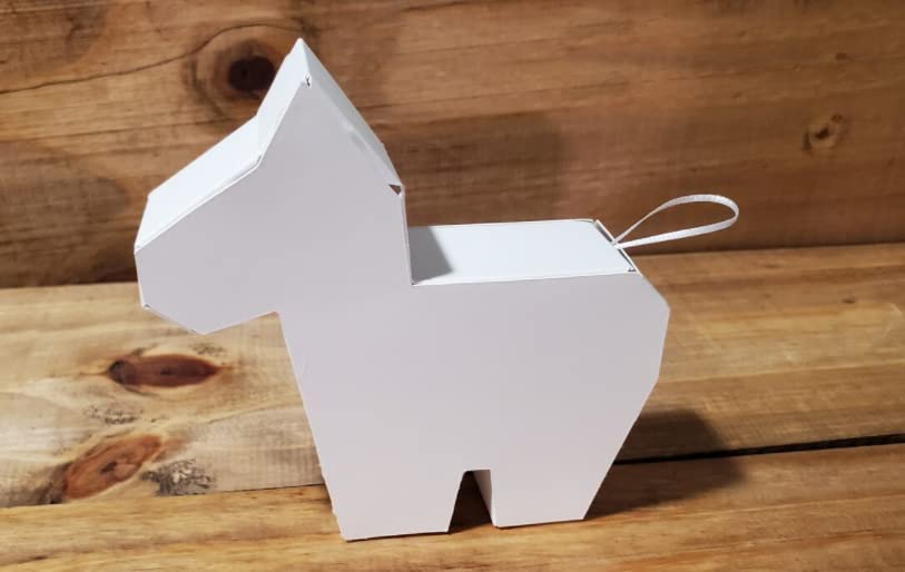 Amazon.com: 5 Donkey Mini Pinatas - Plain Donkey Pinatas Set of 5 ...