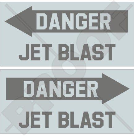 Amazon.com: DANGER JET BLAST LowVis Aircraft USAF 4" (100mm) Vinyl ...