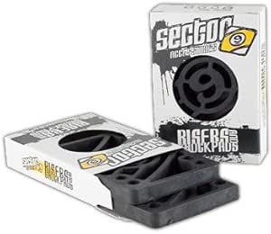 Amazon.com : Sector 9 Riser Pads 1/4 : Skateboard Risers : Sports ...