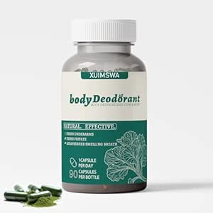 Amazon.com : Body Deodorizing Supplement, Body Deodorant Capsules, 90 ...
