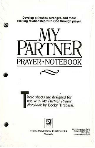 My Partner Prayer Notebook: Tirabassi, Becky: 9780840791092: Amazon.com ...