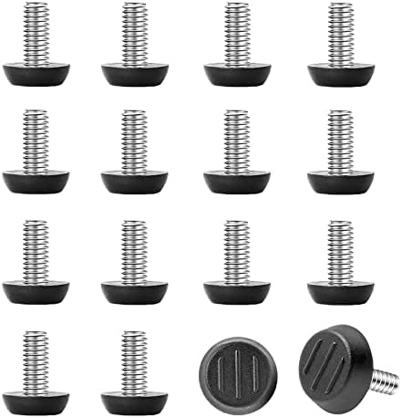 16-Pack Antrader Home Metal Adjustable M6 x 18mm Threaded Stem ...