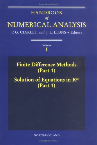 Buy Finite Difference Methods Solutions of Equations in R HNA 1 (Volume ...