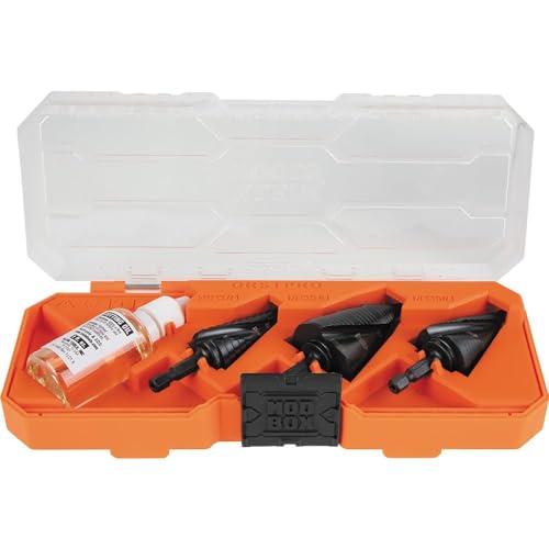 Amazon: Klein Tools Premium 3-Piece Electrician's Step Bit Set with ...