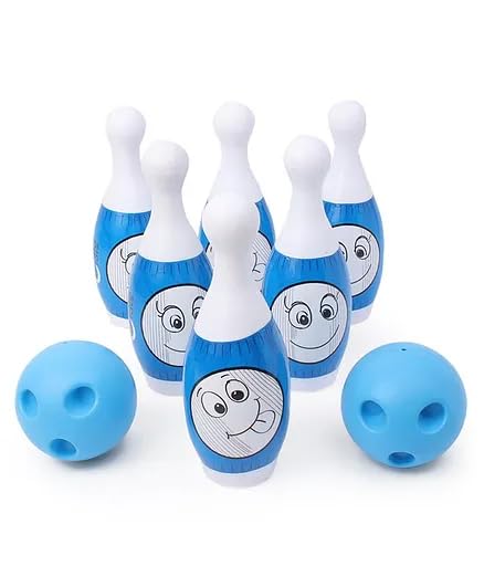 GO Toy Bowling Pin Play Set 6 Pins 2 Balls | Toy Games Play Indoor ...