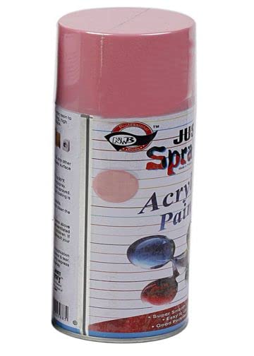NPH Deal JUST SPRAY Multipurpose Acrylic Spray Paint Baby Pink 400 ML ...