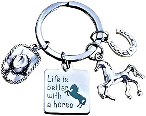 Kit's Kiss Horse Keychain Horse Lover Gift Equestrian Coach Horse Rider ...