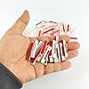 Amazon.com: 50 Pcs White Safety Pins, Badge Pins with Sticky Strips for ...