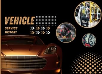 Car Service History Book - Blank Service History Book, Car Van ...