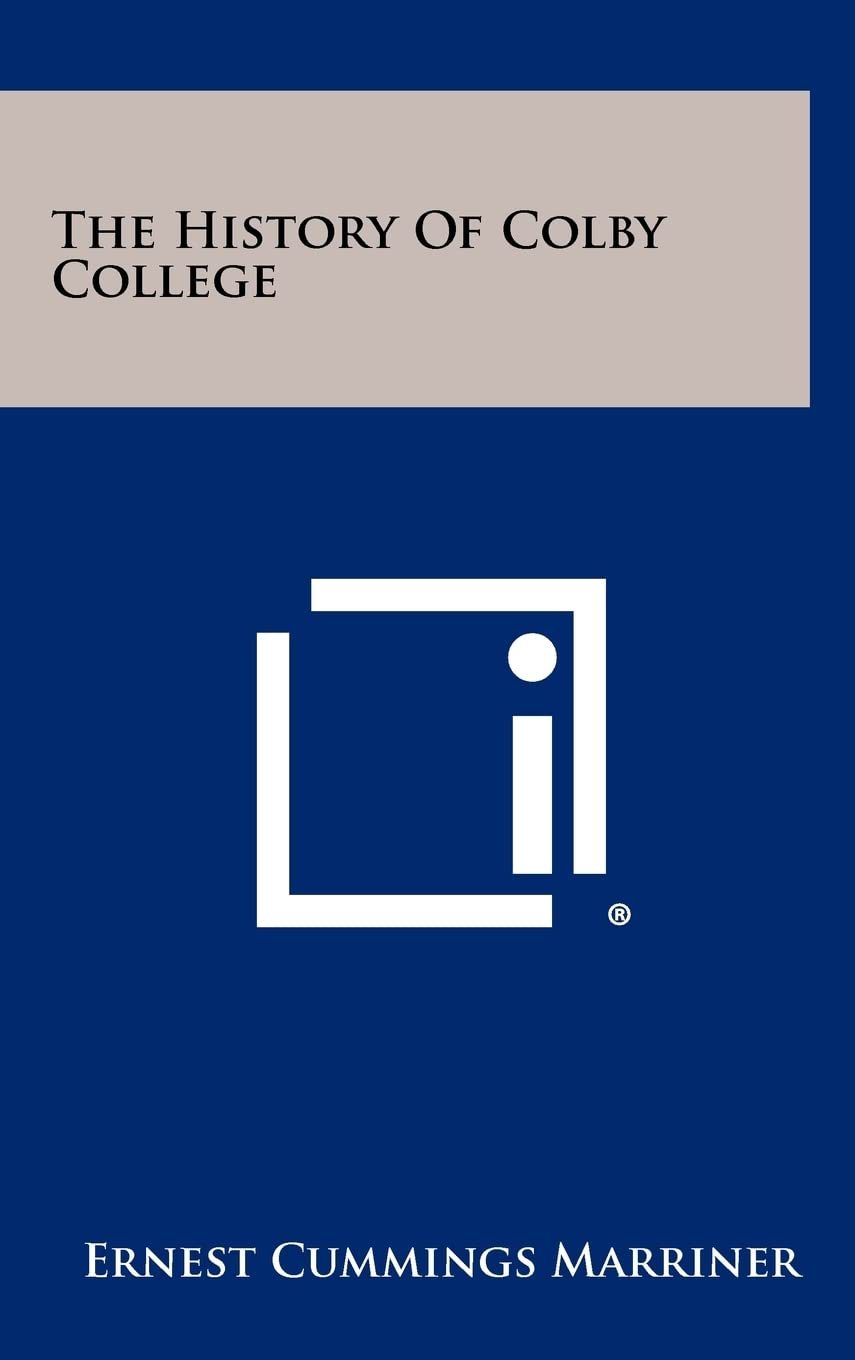 Buy The History Of Colby College Online at desertcartINDIA
