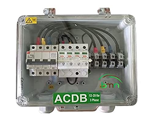AC Distribution Box 12-20Kw Three Phase ACDB for Solar Panel : Amazon ...