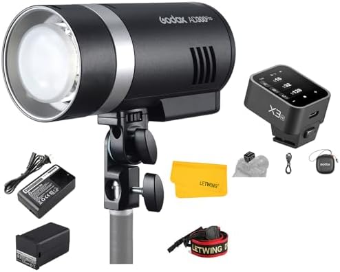 Amazon.com : Godox AD300 Pro AD300Pro Outdoor Flash Strobe Light, 2.4G ...