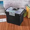 Amazon.com: Sterilite Portable Lockable File Box Organizer with Handle ...