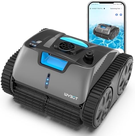 Amazon.com : PAXCESS Cordless Robotic Pool Cleaner - Wall-Climbing ...