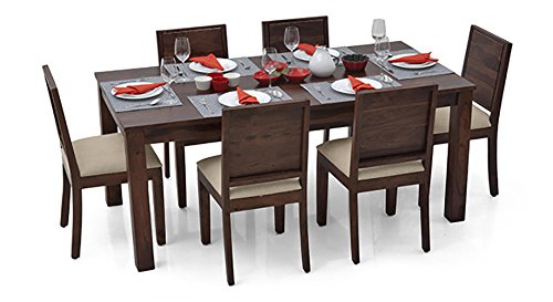 Urban Ladder Arabia XL - Oribi 6 Seater Dining Set (Finish : Mahogany ...