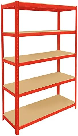 ANSIMIDA Heavy Duty 5 Tier Boltless Shelving Unit Greenhouse Garage ...