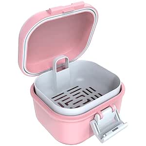 Amazon.com : ARGOMAX Leak Proof Denture Bath Cup, Portable Soaking ...