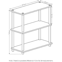 Amazon.com: Furinno Turn-N-Tube 3-Tier Compact Multipurpose Shelf ...