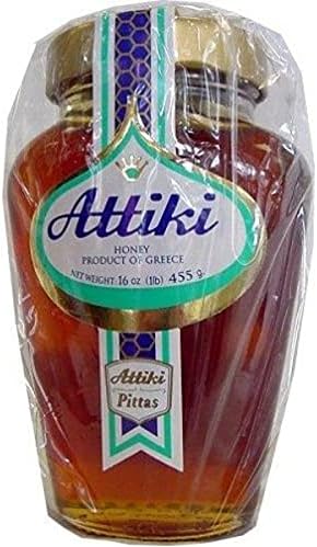 Amazon.com : Attiki Pure Greek Honey with Wild Flora and Thyme, Perfect for Baking, Cooking ...