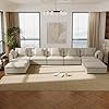 Amazon.com: GlimBiz Oversized 9 Seat Modular Convertible Sectional Sofa ...