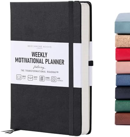 Amazon.com : Beechmore Books Motivational Weekly Planner Notebook ...