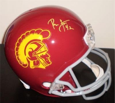 Amazon.com: Autographed Ronnie Lott Helmet - Usc Trojans Full Size ...