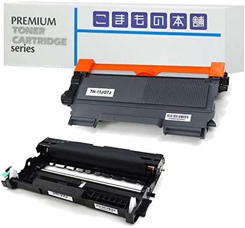 Amazon.co.jp: こまもの本舗 ブラザー 用 TN-11J 互換トナー DR-22J 互換ドラム ブラック ISO認証工場製造 【対応機種】 HL-2130 トナー＆ドラムセット ...