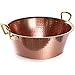 Amazon.com: Hammered Copper Jam Pan – Large Deep Maslin Pot with 2 ...