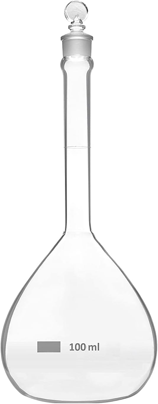 FZN Laboratory Volumetric Flask with Glass Stopper |Measuring Flask ...