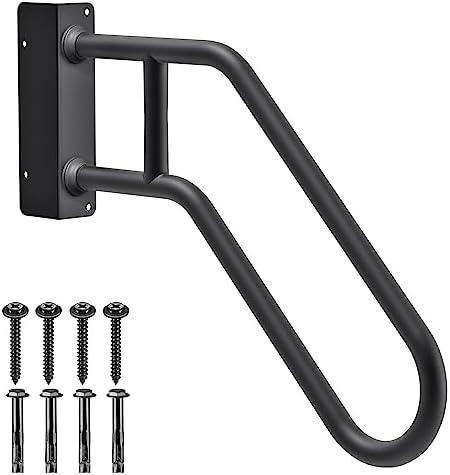 SELEWARE Heavy Duty Handrail Jamb-Mount Handrail for 1-3 Steps Fully ...