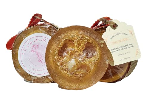 Amazon.com: Ginger Tea Loofah Soap 2-Pack