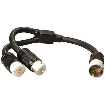 Amazon.com: Southwire 019200008 19200008 50 Amp “Y” Adapter, CA-Style ...