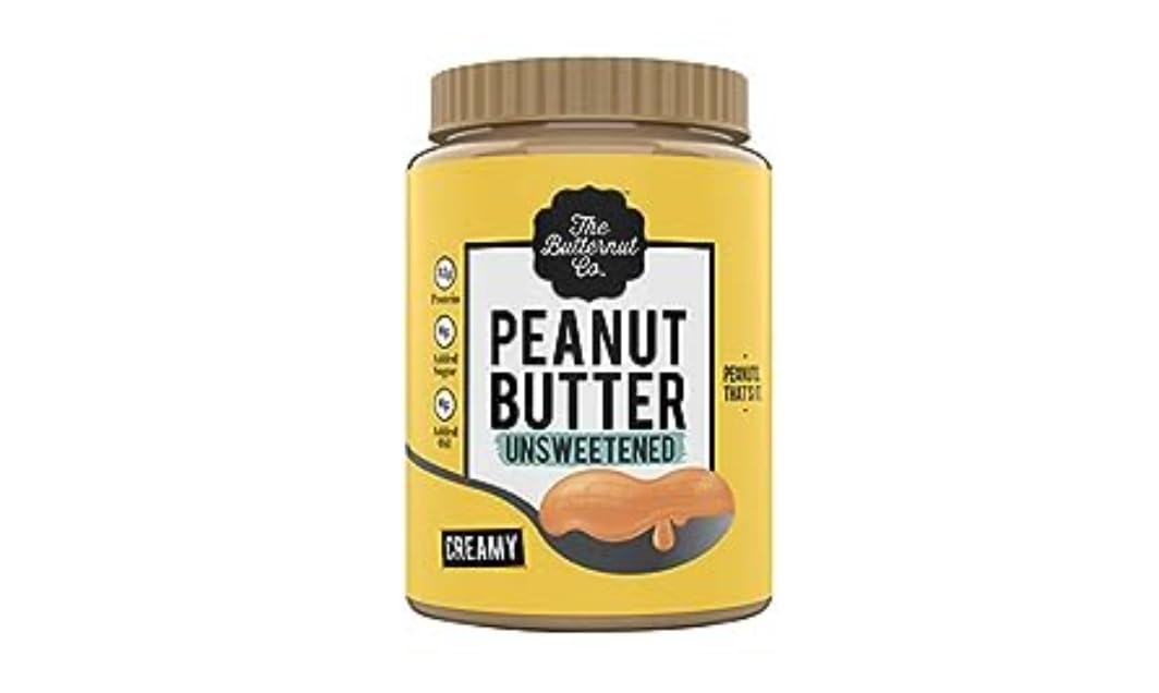 The Butternut Co. Creamy Unsweetened Peanut Butter 1Kg, 32 g High ...