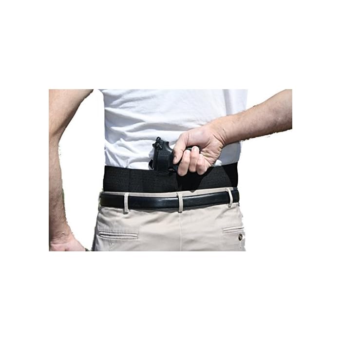 Buy Belly Band Gun Holster Behind The Back Concealed Carry with Extra ...