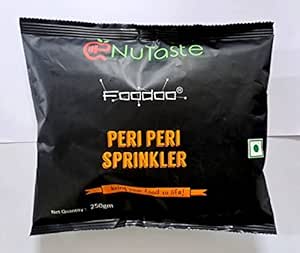 Nutaste foodoo peri peri sprinkler 250 gm Seasoning : Amazon.in ...