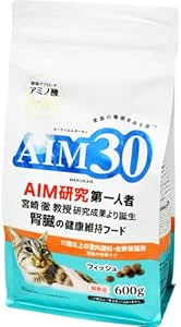 Amazon | AIM30 11歳以上の室内避妊・去勢後猫用 腎臓の健康ケア フィッシュ 600g | AIM30 | ドライ 通販