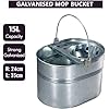 Best House 15 Litres Heavy Duty Industrial Galvanized Steel Metal Mop ...