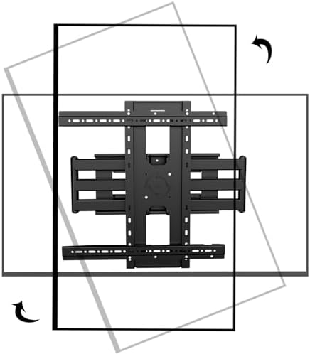 Amazon.com: HILLPORT Portrait Swivel TV Wall Mount, 90° Vertical Screen ...